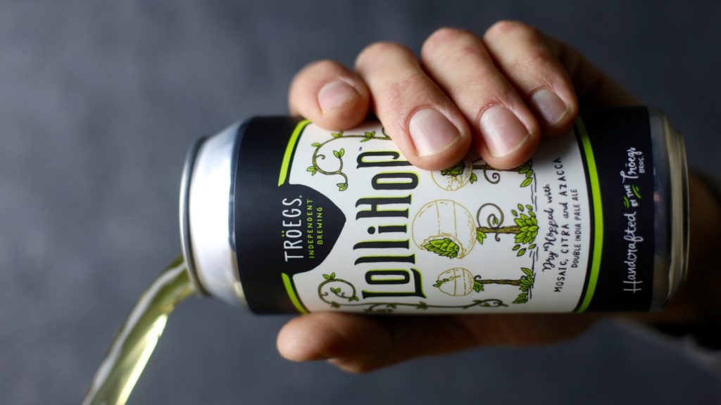 Silky smooth, slightly hazy Double IPA LolliHop born from a-ha hop ...